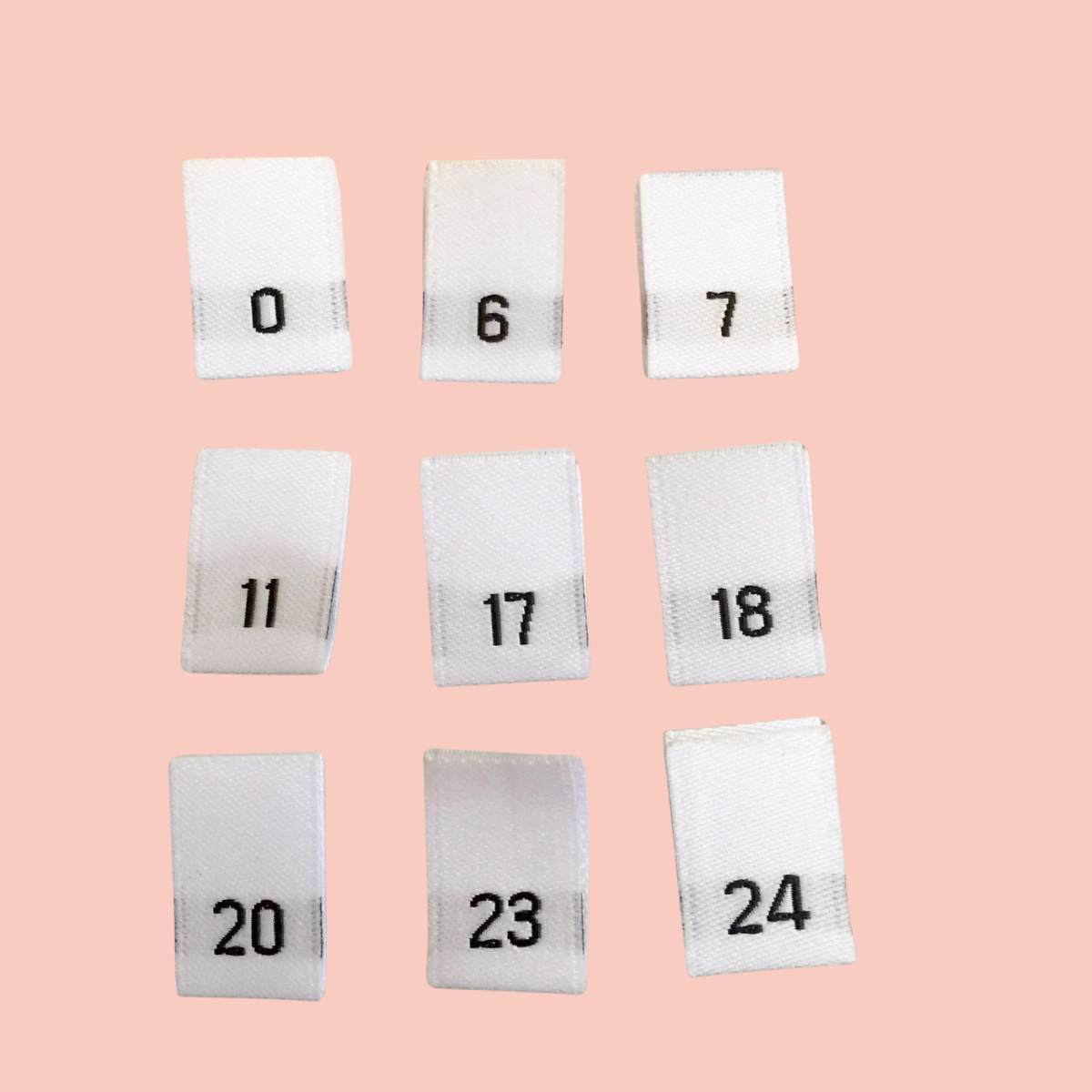 Number Labels – Zac Rabbit Fabric Co